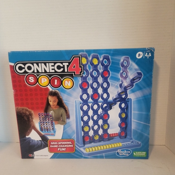 Hasbro | Toys | Nib Connect 4 Spin Game Features Spinning Connect 4 ...